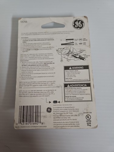 2Pk GE 15 Amp 125-Volt Quick Wire Plug - Brown 54266 (Cb3) | eBay