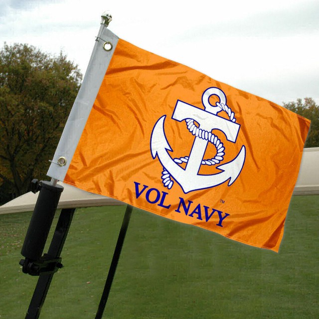 Tennessee Vols Vol Navy Golf Boat Mini Flag Orange Sporting Goods for ...
