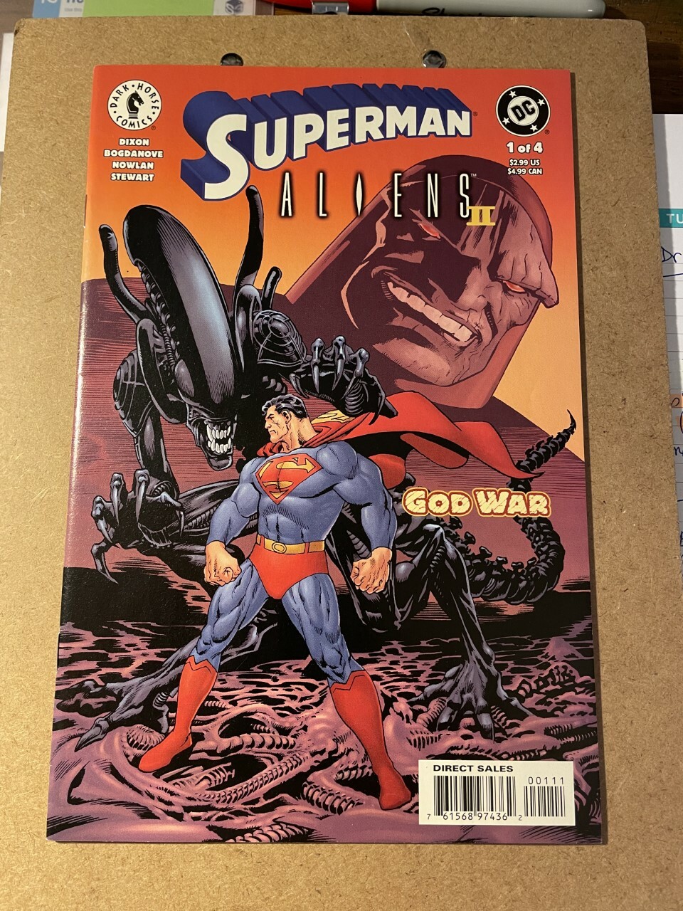 SUPERMAN ALIENS 2 - 1 OF 4 - NM/M 9.2 NOT CGC RATED - DARK HORSE - DC ...
