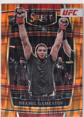 2022 SELECT UFC PRIZMS ORANGE FLASH RC SHAMIL GAMZATOV FIGHTING ...