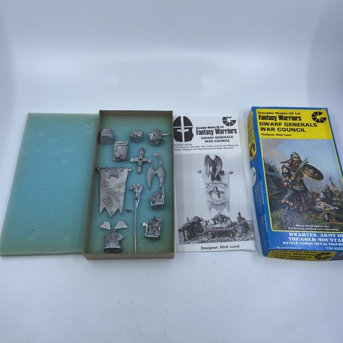 Grenadier Models Fantasy Warriors Dwarf Generals War Council 1603 | eBay