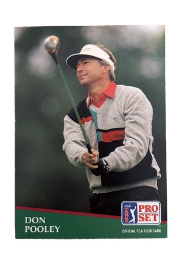 Excellent: Vintage 1991 PRO SET PGA Tour Don Pooley Trading Card | eBay