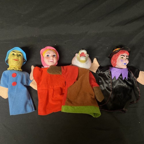 Hand Puppets Set - The Wizard of Oz Dorathy, Scarecrow, Witch, Lion ...