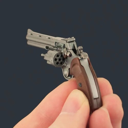 🔫 1:3 Mini Revolver grey – Alloy Detachable Pistol Keychain! | eBay