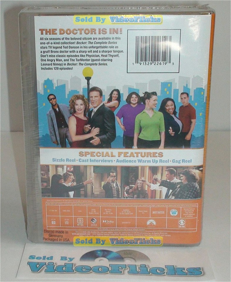 Becker Complete Series Seasons 1-6 DVD 17-Disc Box Set New Sealed ...