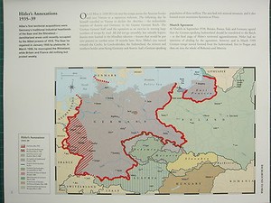 WW2 WWII MAP ~ HITLER'SANNEXATIONS 1935-39 MEMEL TERRITORY ...