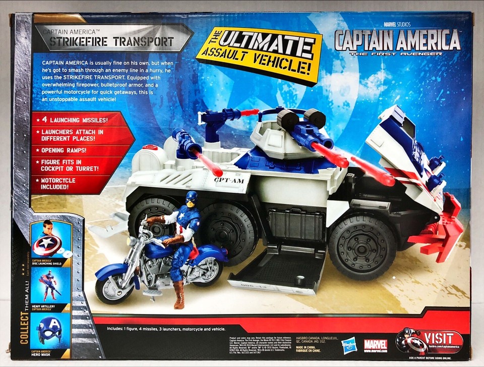 Captain America Strikeforce Transport Ultimate Assault Vehicle Marvel ...