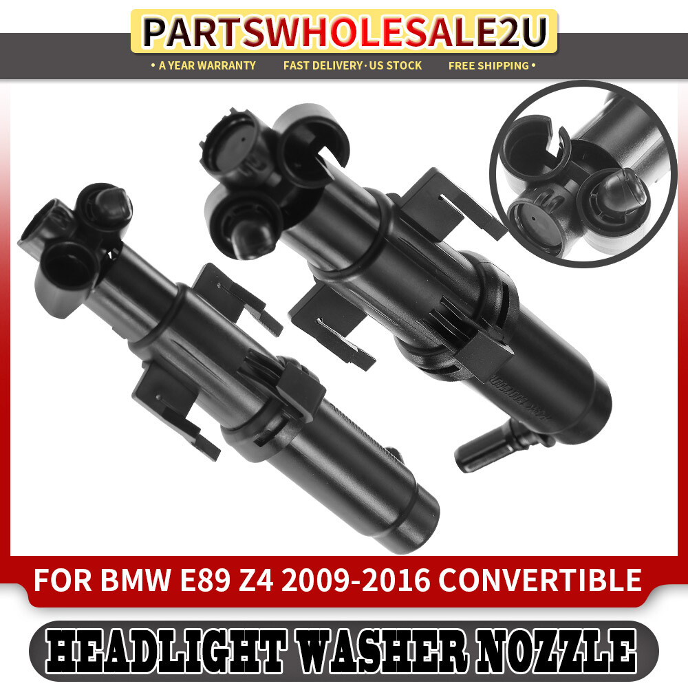 2pcs Left & Right Headlight Headlamp Washer Nozzle Jet for BMW E89 Z4 ...