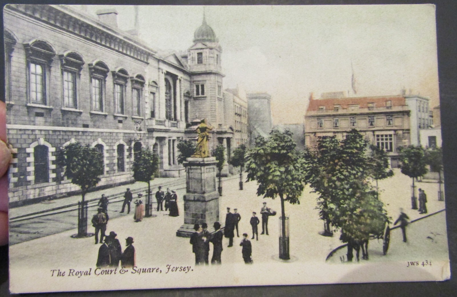 Antique Postcard The Royal Court & Square Jersey, St Helier - Unused | eBay