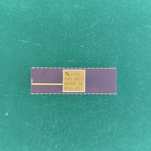 1 CPU IC`S IC CHIP ZILOG Z80A S10 VINTAGE CERAMIC CPU FOR GOLD SCRAP ...