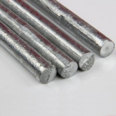 30mm ±10% x 300mm Pure Zinc Round Rod Zinc Electrode Sacrificial Anode ...