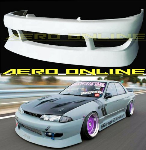 URAS Style Front Bumper FRP For Nissan Skyline R32 GTS GTST | eBay