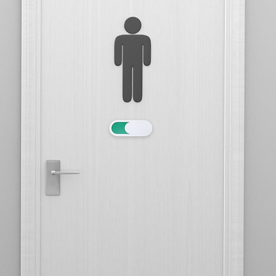 3 Pcs Door Privacy Slider Signs for Office Restroom Home Occupied ...