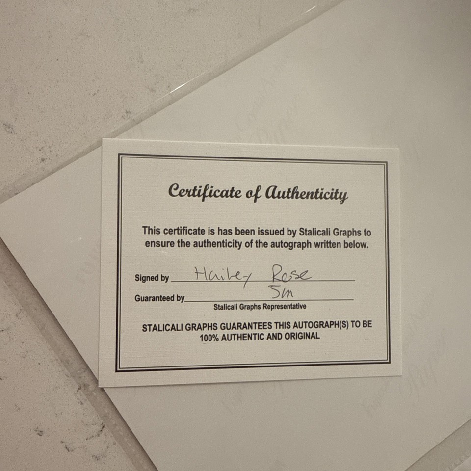 Hailey Rose Adult Model Autographed 8x10 Photo with COA | eBay