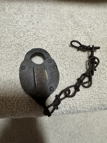 ANTIQUE OBSOLETE SLAYMAKER SEABOARD COAST LINE RAILROAD LOCK NO KEY | eBay