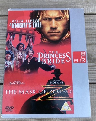 A Knights Tale/ The Princess Bride/ The Mask Of Zorro DVD Set | eBay