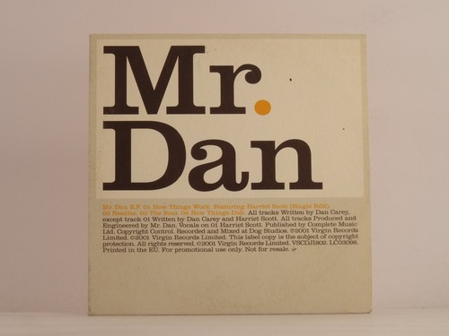 MR DAN MR DAN EP (K83) 4 Track Promo CD Single plus Card Sleeve VIRGIN ...