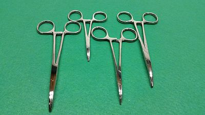 4 ASSORTED MOSQUITO' KELLY' CRILE HEMOSTAT FORCEPS CVD SURGICAL ...