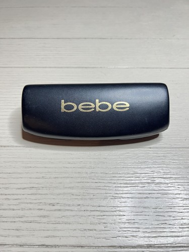 Bebe Eyeglass Hard Clam Shell Case Black | eBay
