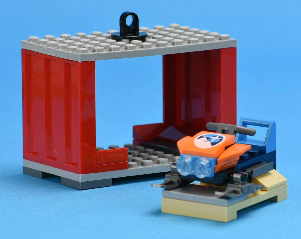 LEGO Cargo Train City 60198 Container Ski Bank carriage coupling ...