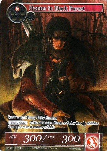 FOW TCG Hunter in Black Forest PR2015-014 PROMO CARD Force of Will ENG ...