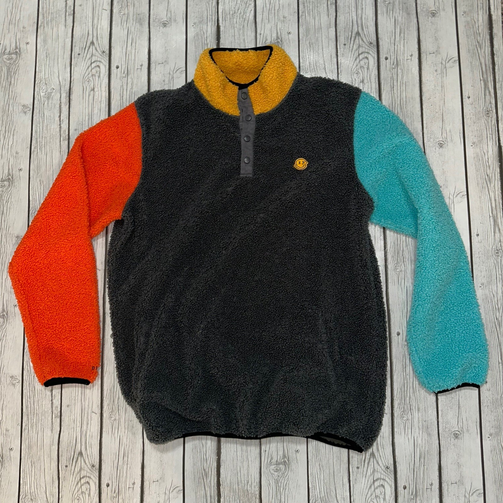 Dutch Bros Coffee Sherpa Fleece Pullover Mens Size XL… - Gem