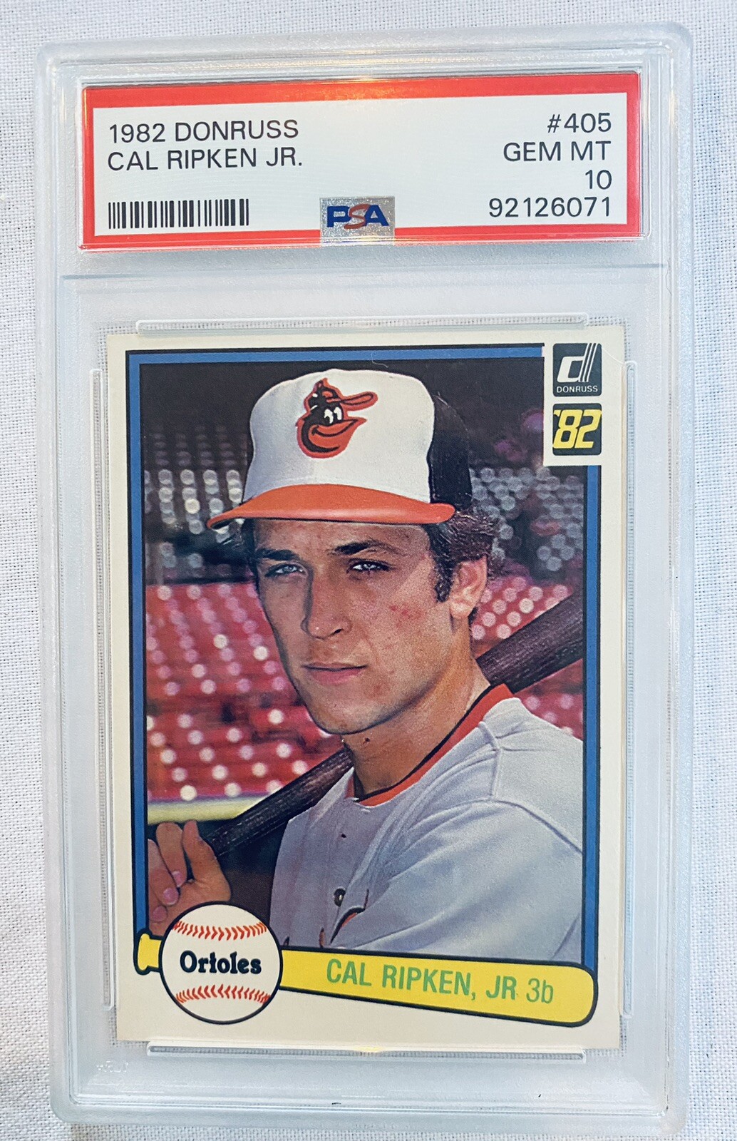 1982 Donruss #405 Cal Ripken Jr. Rookie RC PSA 10 Gem Mint *Perfect ...