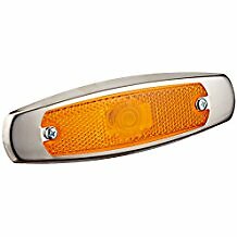 American Motorhome RV Grote 9007 Amber Marker Light With Chrome ...