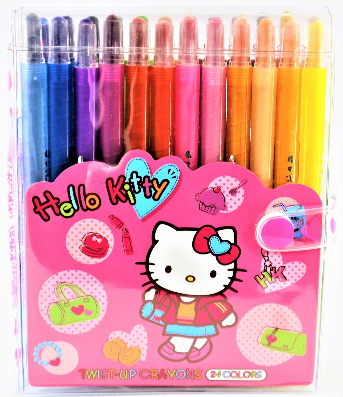 HELLO KITTY TWIST UP CRAYONS | 24 COLORS | eBay