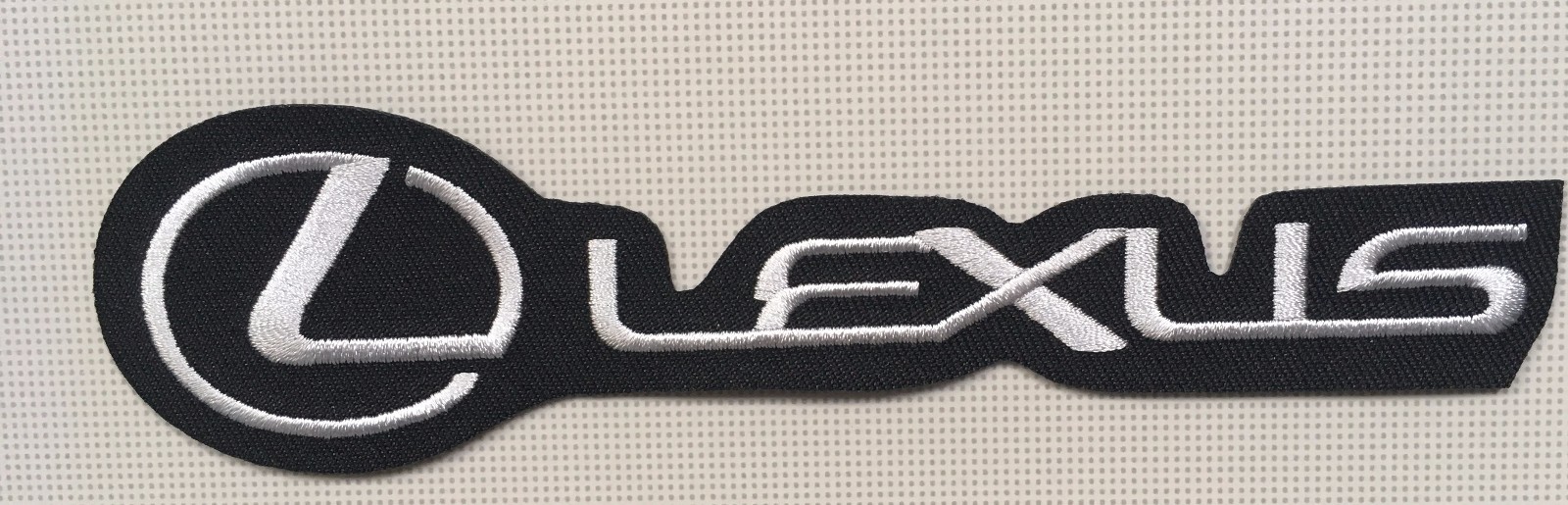lexus patch Lexus patch 6.25" wide black and gray iron on backing LEXUS ...