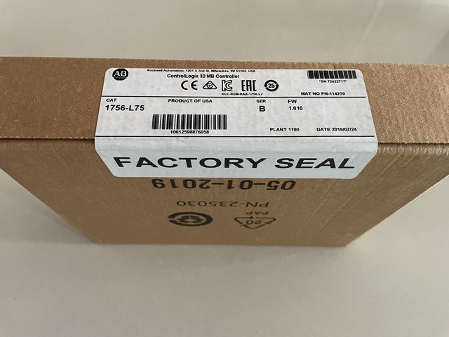 Allen-Bradley 1756-L75 ControlLogix Controller for sale online | eBay