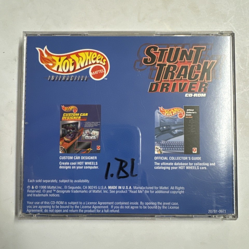 Hot Wheels: Stunt Track Driver CD-ROM (PC, 1998) 74299207815 | eBay