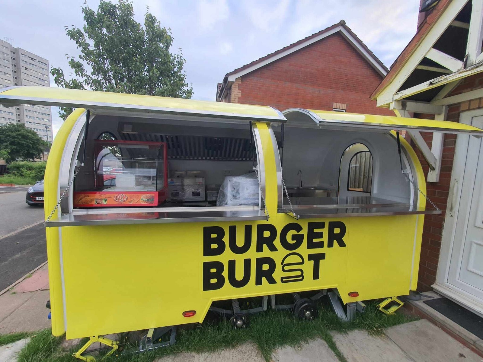 Mobile Burger Trailer - Fully Equipped - Ideal for Food Business | eBay UK