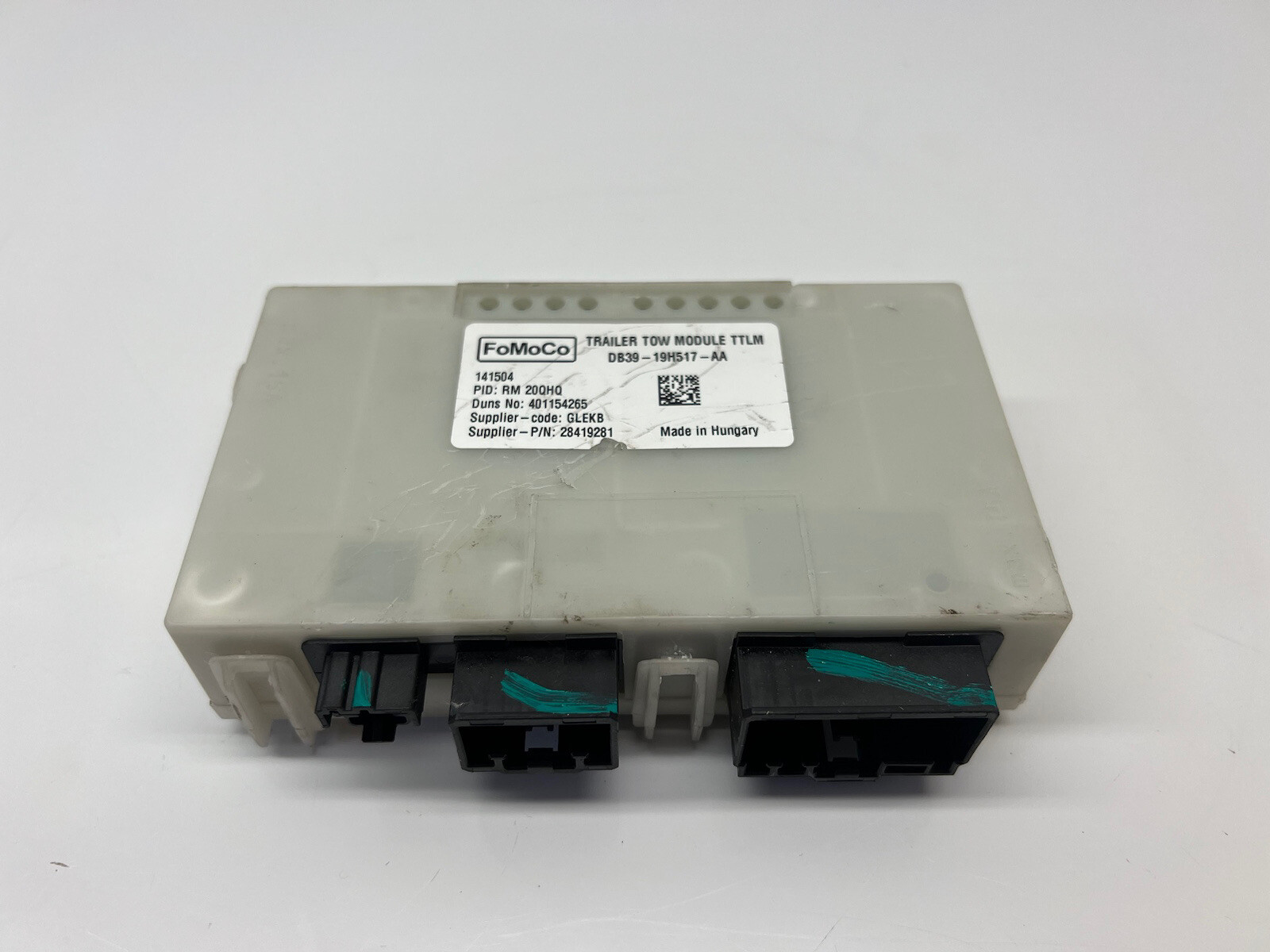 Ford Ranger Mk3 Trailer Tow Module DB3919H517AA 2012-2016 | eBay