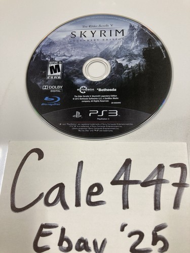 The Elder Scrolls V: Skyrim - Legendary Edition (Ps3, 2013) Disc Only ...