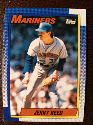 JERRY REED SEATTLE MARINERS 1990 TOPPS BASEBALL CARD #247 | eBay