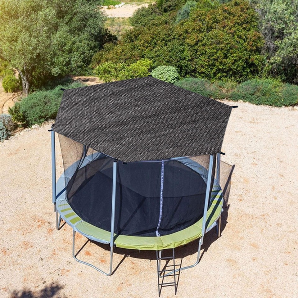 Trampoline Shade Cover Only Trampoline Canopy, Outdoor Trampoline Rain ...