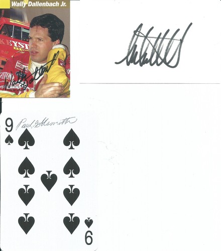 AUTO RACING WALLY DALLENBACH, MICHAEL ANDRETTI P GOLDSMITH SIGNED ...