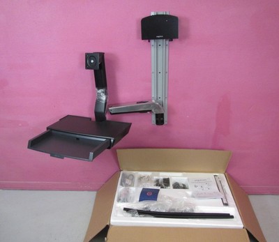 NEW Ergotron StyleView 45-272-026 Sit to Stand Wall Mount Combo Arm ...