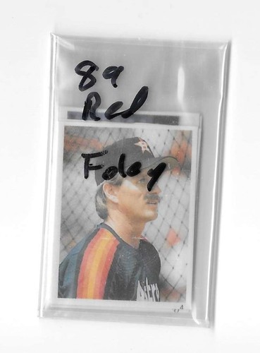 1989 Red Foley Stickers - HOUSTON ASTROS Team Set | eBay