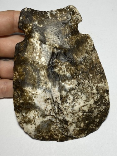 Chipped Knife Stone Carved Axe Tip Flint Primitive Tribal Hand Tool ...