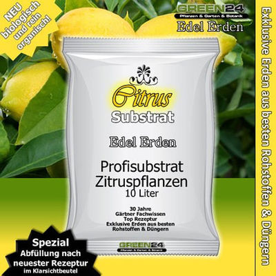 Zitruspflanzenerde 10 Ltr. - PROFI LINIE Substrat Citrus Erde ...