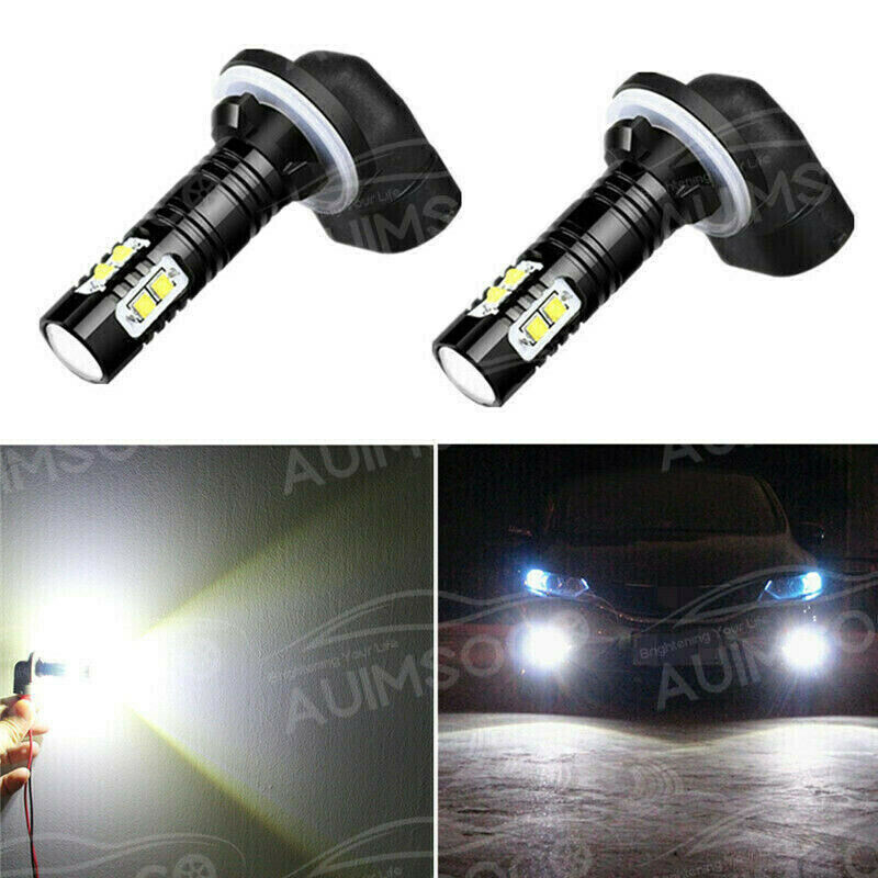 881 886 889 894 898 100W 4000LM 6000K White LED Fog Light Bulbs Kit ...