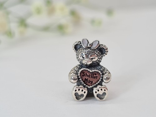 Authentic PANDORA 925 Shellie Teddy Bear Charm | eBay