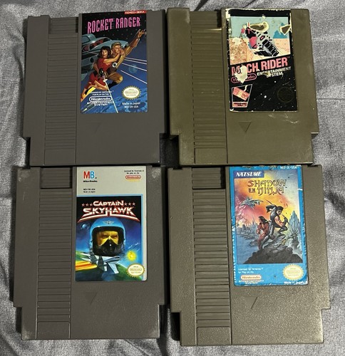 Shadow of the Ninja Rocket Ranger Captain Sky Games Nintendo NES ...