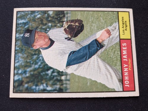 1961 Topps Baseball Card # 457 Johnny James - Los Angeles Angels (EX ...