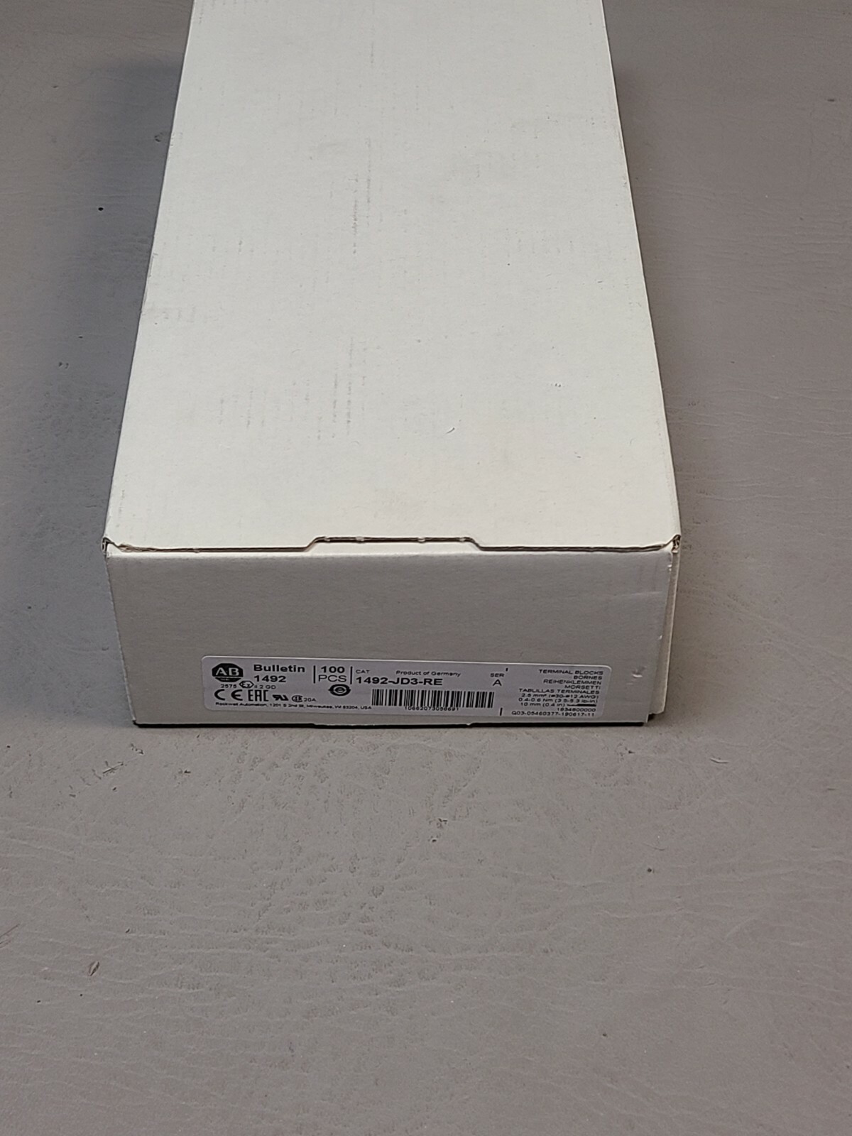 100 NEW ALLEN BRADLEY RED TERMINAL BLOCKS 1492-JD3-RE | eBay