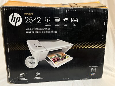 HP Deskjet 2542 All-In-One Inkjet Printer Used In Great Condition. No ...