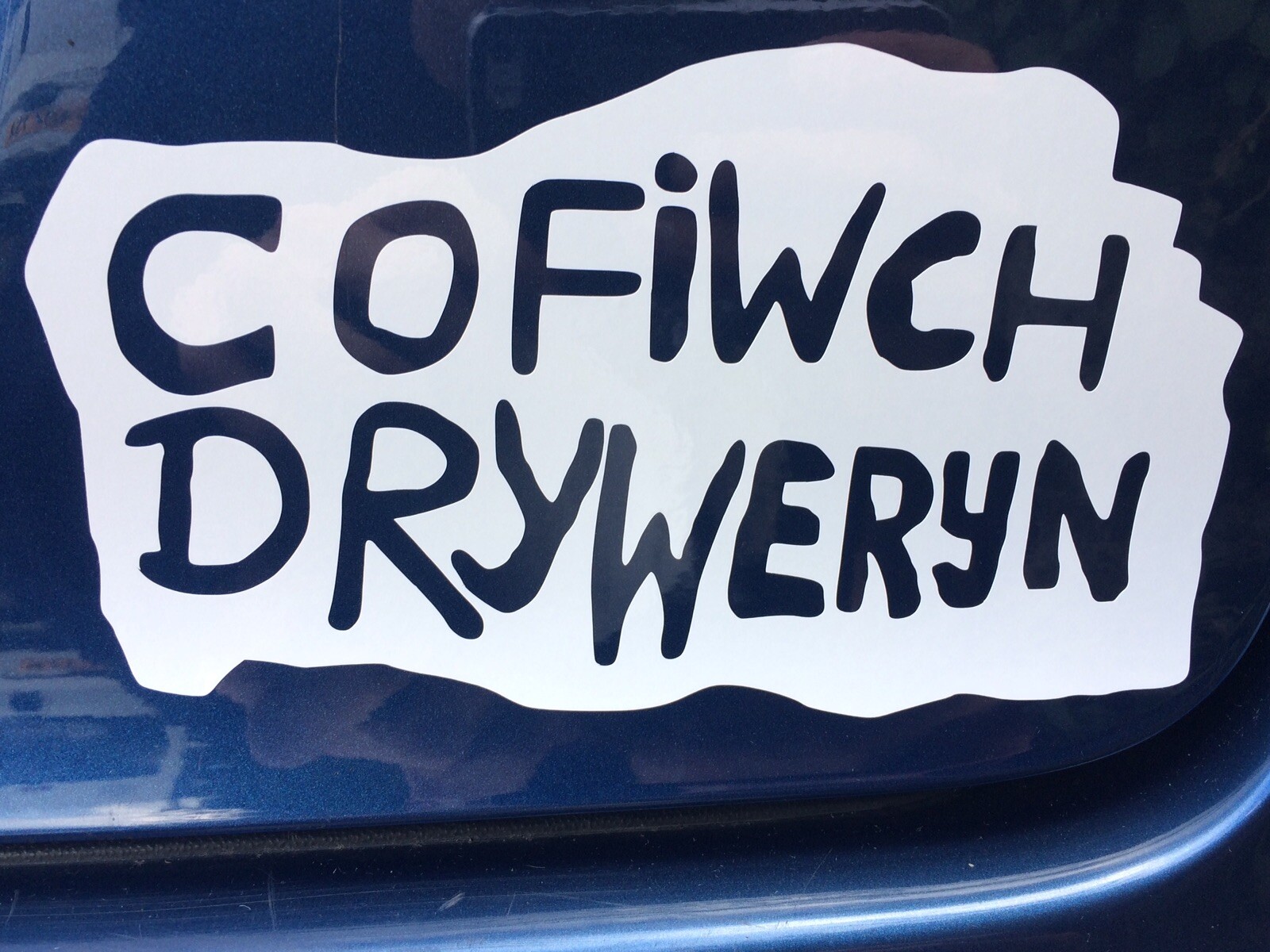 Cofiwch Dryweryn Welsh Cymru Wales Decals Bumper Stickers Car Van Gloss ...