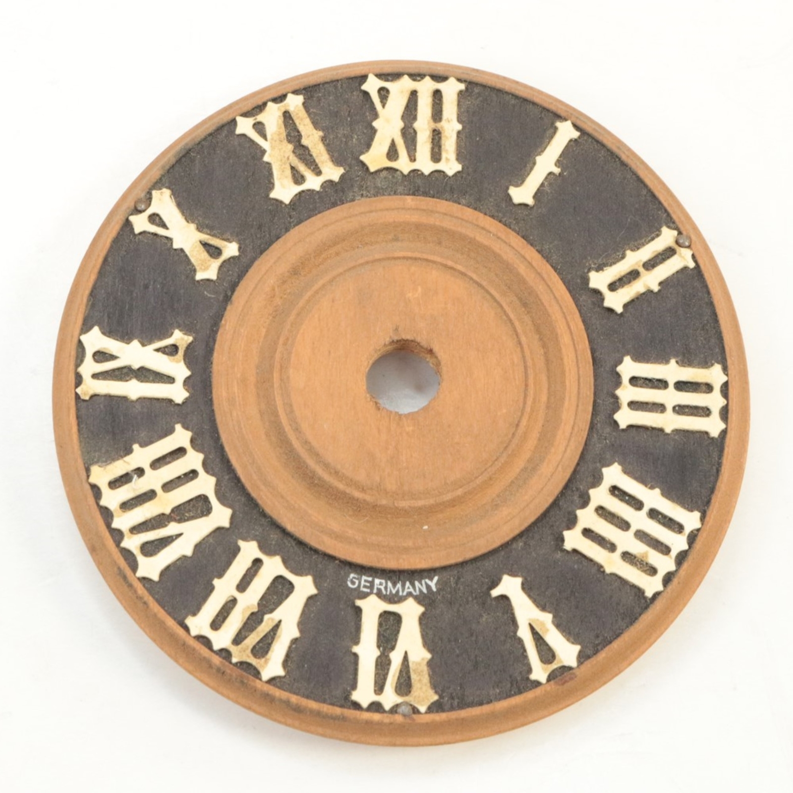 Cuckoo Clock Dial German Wooden Dial 3-1/2 by 3-3/8 inches - Vintage ...